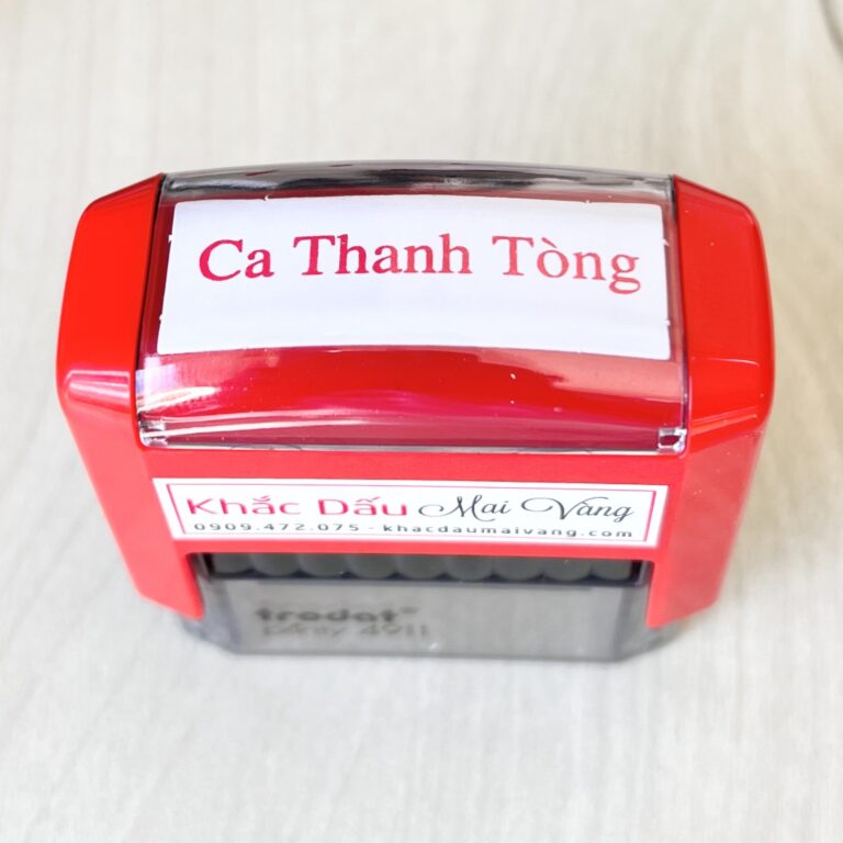 Làm con dấu tên tiếng Nhật KATAKANA giá rẻ | Khắc dấu Mai Vàng