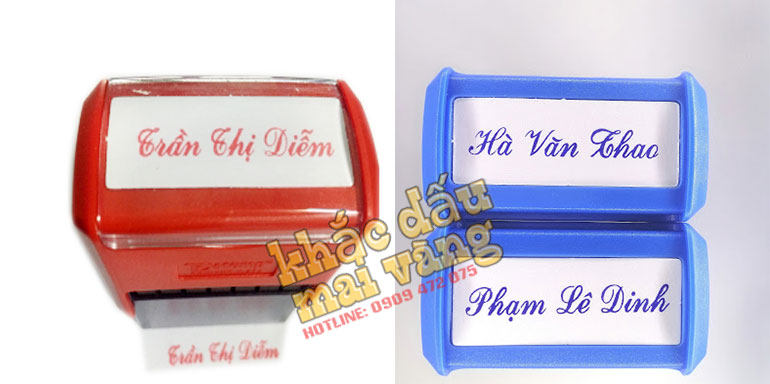 Khắc dấu tên đẹp - Giá chỉ từ 80.000đ | Khắc dấu Mai Vàng